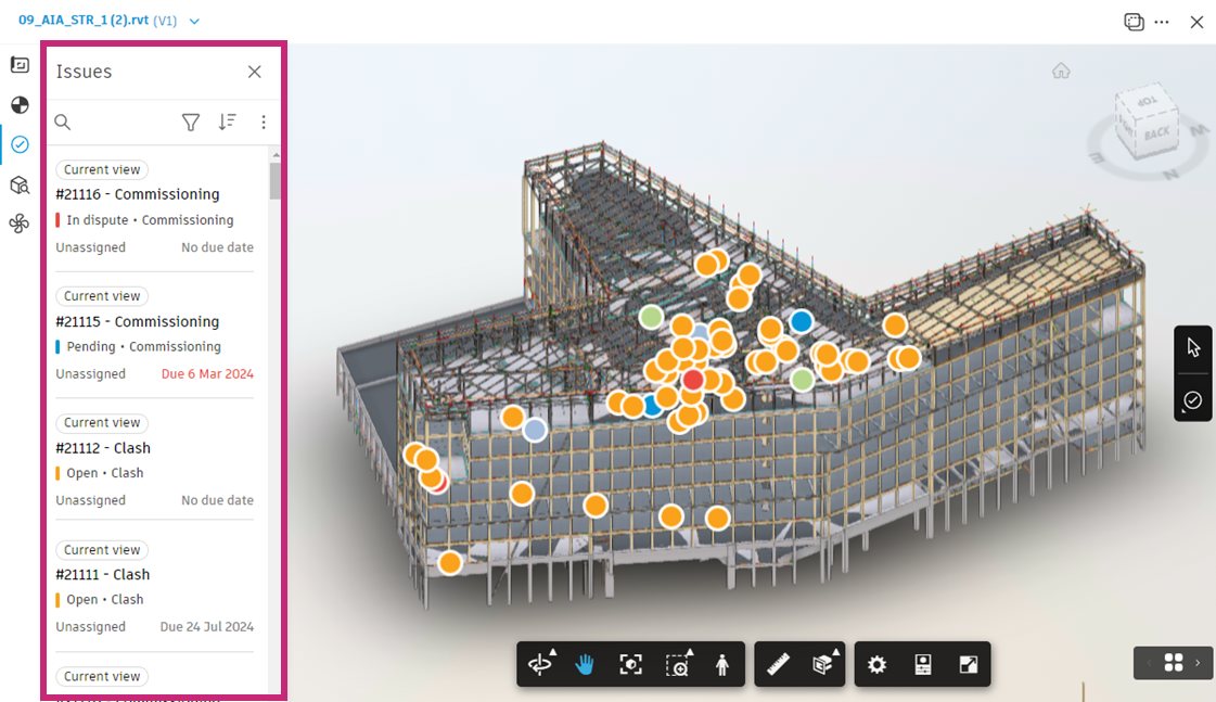 Work with Issues in the Viewer