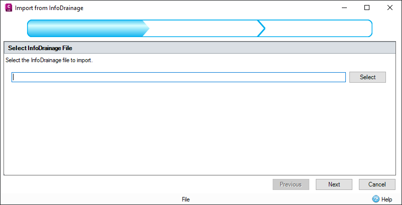 Import From InfoDrainage