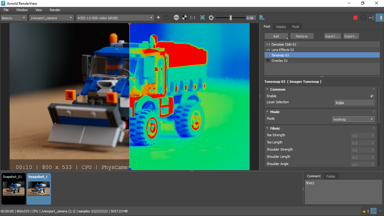 Arnold Renderview Window 