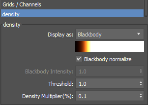 Volume Display in the Viewport