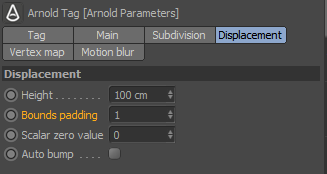 Rendering Displacement Maps from C4D