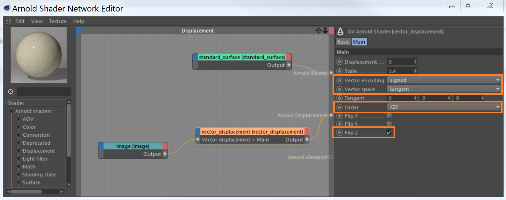 Rendering Displacement Maps from C4D