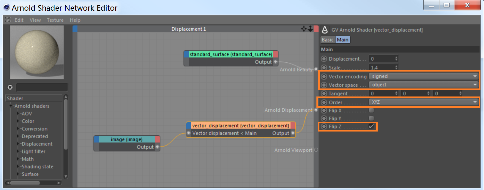 Rendering Displacement Maps from C4D