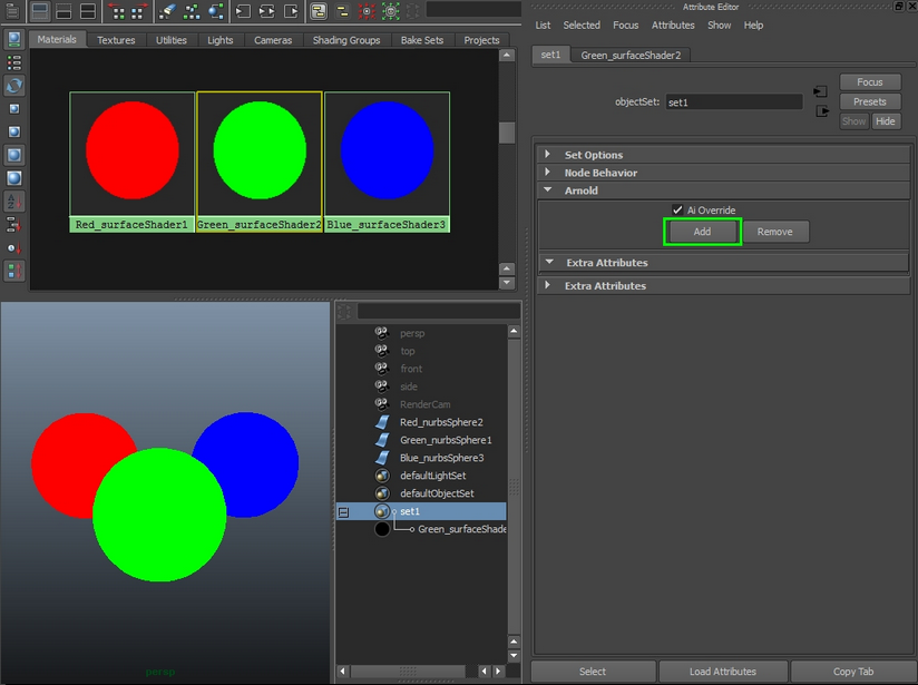 Example Two - Out Matte Opacity