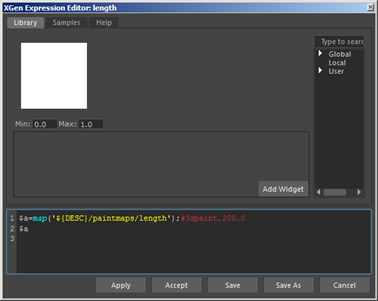 Controlling Primitives with a Texture Map