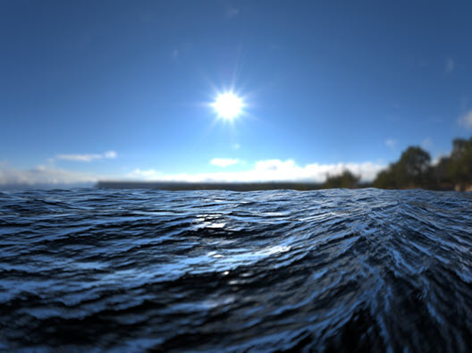Rendering an Ocean with Displacement