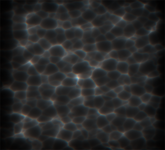 Caustic Effect Using Cell Noise: Pool Scene