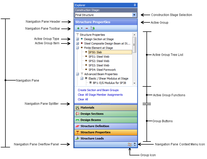 Explorer Panel Structural Bridge Design Autodesk Knowledge Network