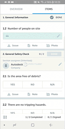 Checklists (Android)