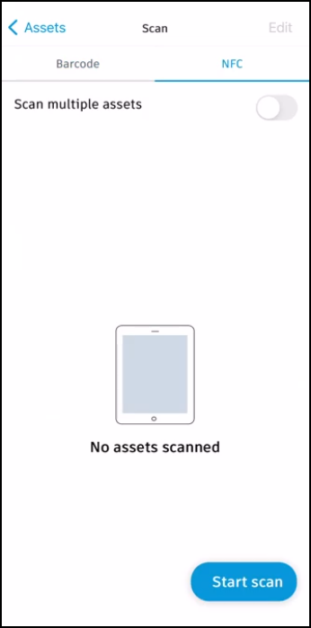 Scan Assets in the Field