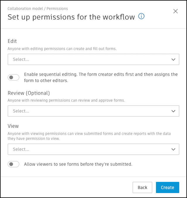 Collaboration Models in Forms