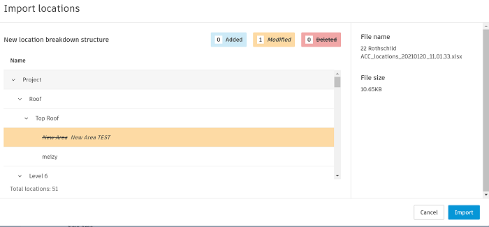 Add, Import, and Export Locations