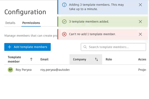 Configure Project Templates
