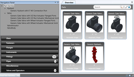About the Parts Editor