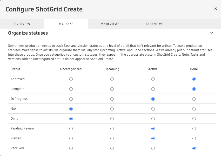 ShotGrid Create for Admins