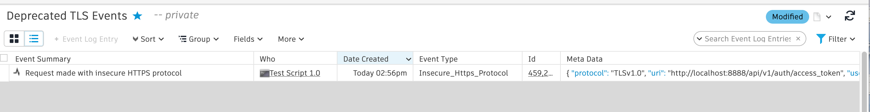 Identifying Legacy TLS Connections