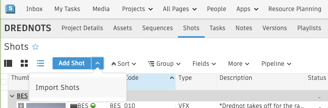 Help | ShotGrid Importer | Autodesk