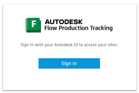 Accessing your site and Autodesk Account
