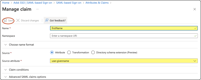How to: Set up SSO with Microsoft Azure Manually