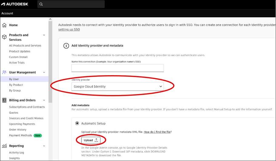 Set up SSO with Google Cloud Identity