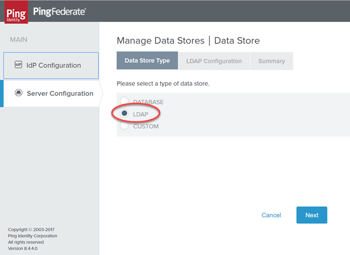 Section A - Add a Data Store in PF