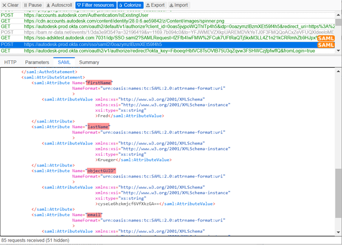 How To: Run a SAML Trace