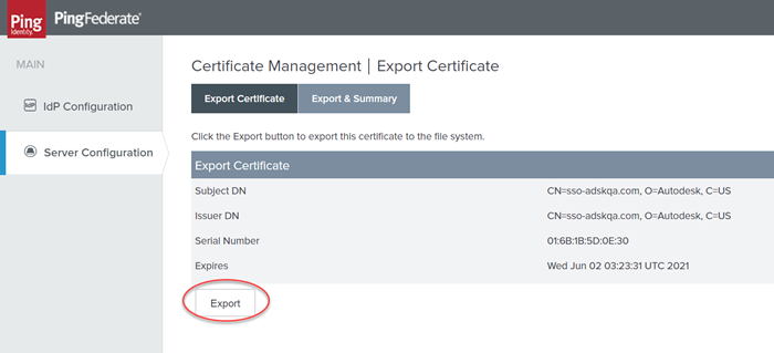 Set up SSO with PingFederate