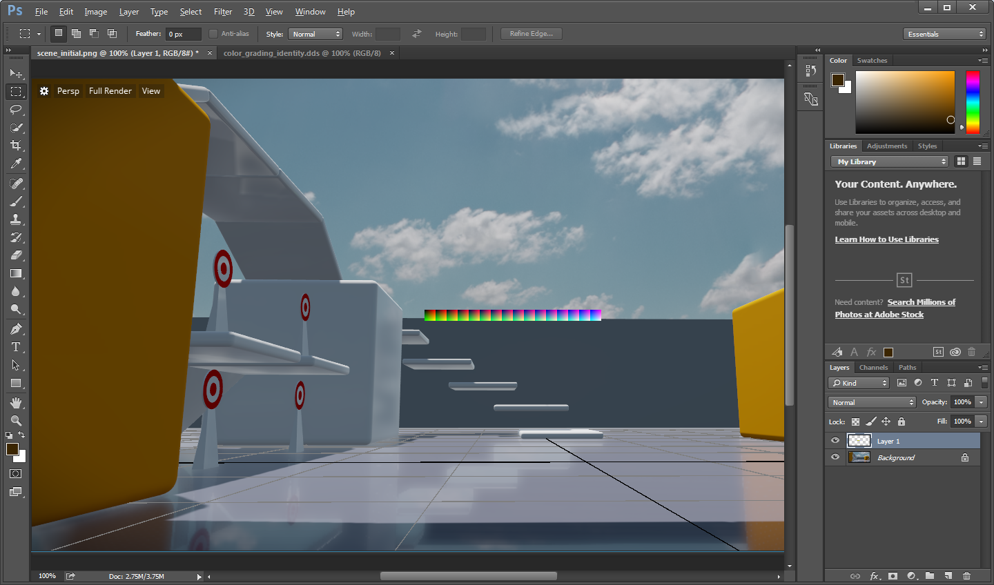 Stingray Help | How to apply color grading to a level | Autodesk