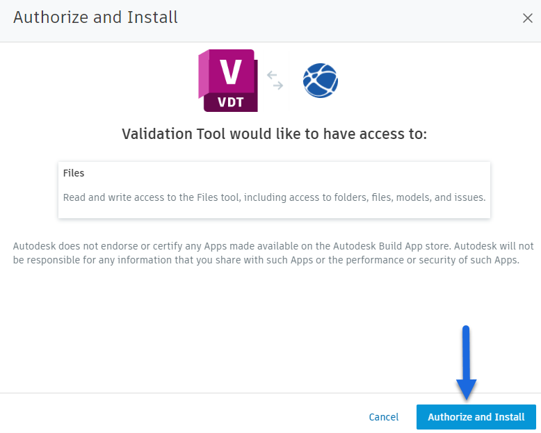Help | Validation Tool Setup | Autodesk