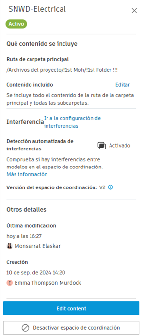 Espacios de coordinación en Design Collaboration