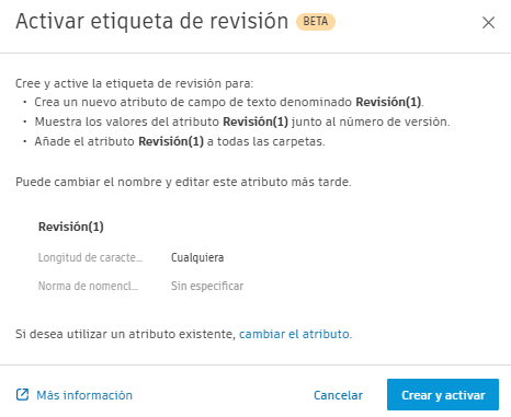 Etiqueta de revisión