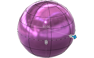 Creación de una esfera de T-Spline