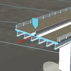 Planos delimitadores de geometría de estructura civil