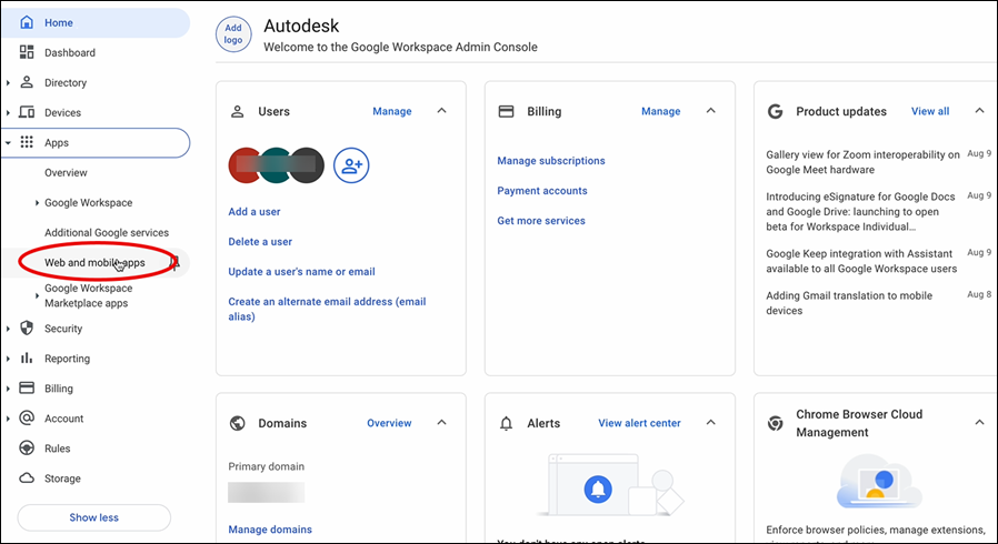 Configurar el SSO con Google Cloud Identity