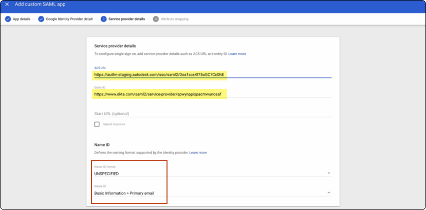 Configurar el SSO con Google Cloud Identity