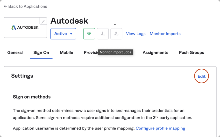 Configurar el SSO con Okta