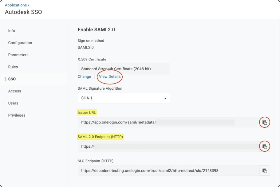 Configurar el SSO con OneLogin