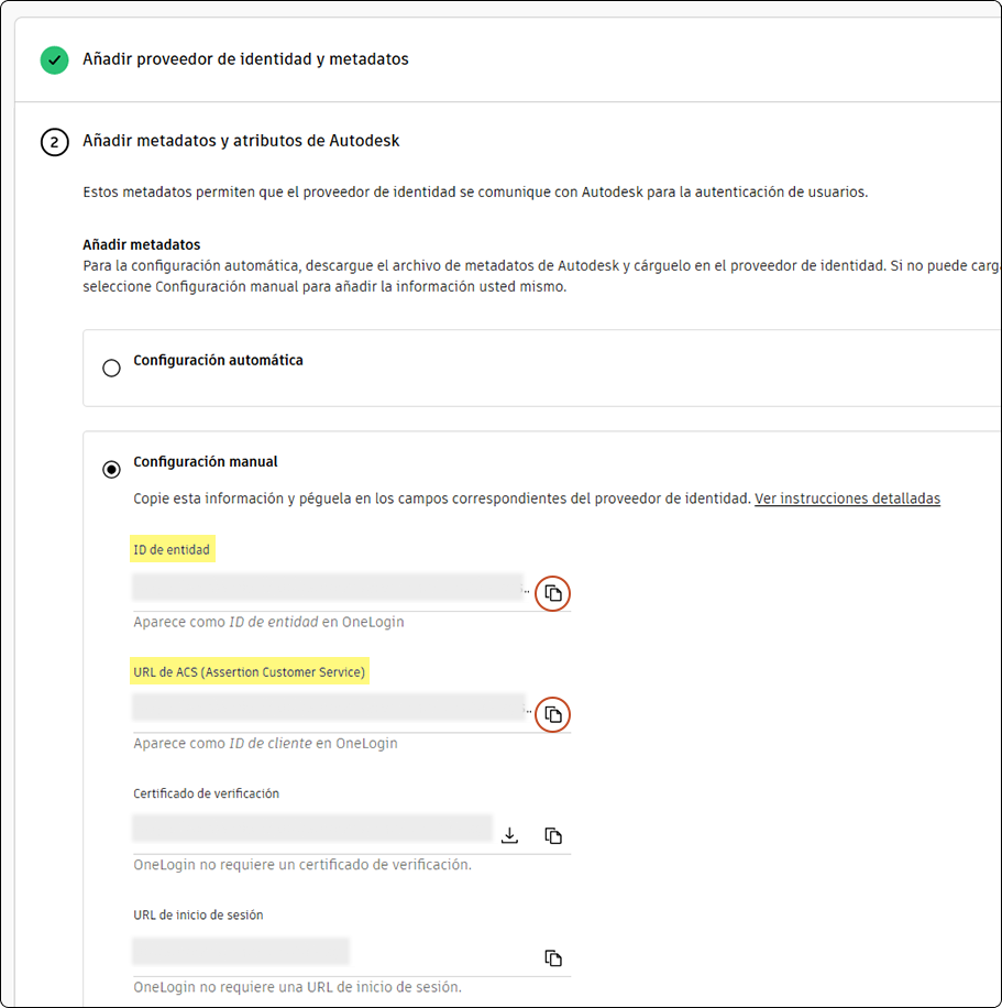 Configurar el SSO con OneLogin