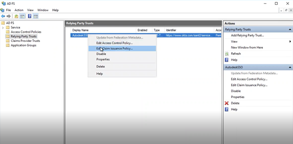 Configurar el SSO con Servicios de federación de Active Directory (ADFS)