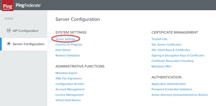 Configurar el SSO con PingFederate