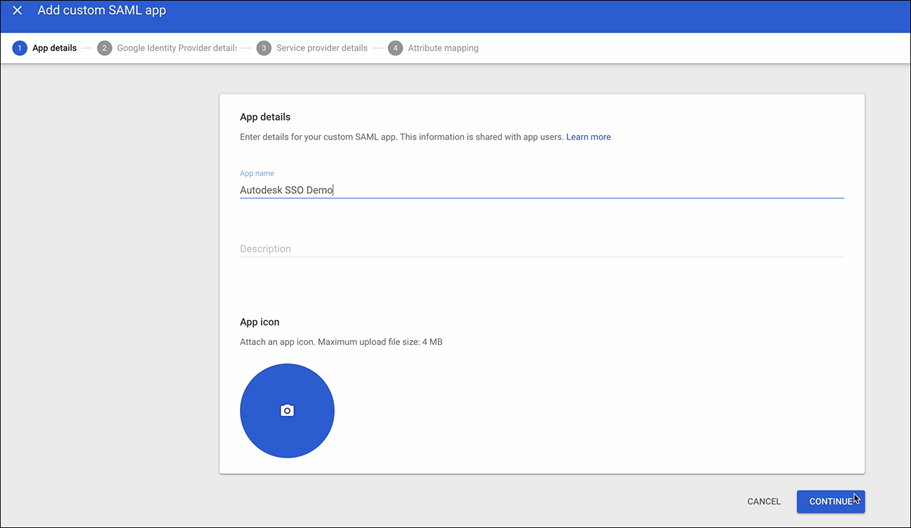 Configuration de l’authentification SSO avec Google Cloud Identity