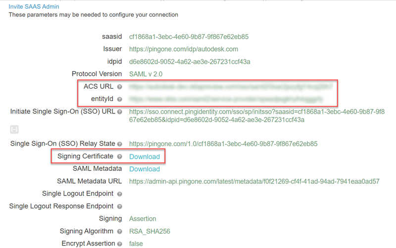 Configuration de l’authentification SSO avec PingOne