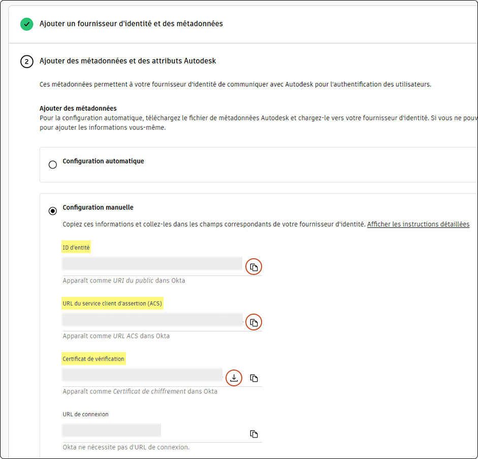Configuration de l’authentification SSO avec Okta