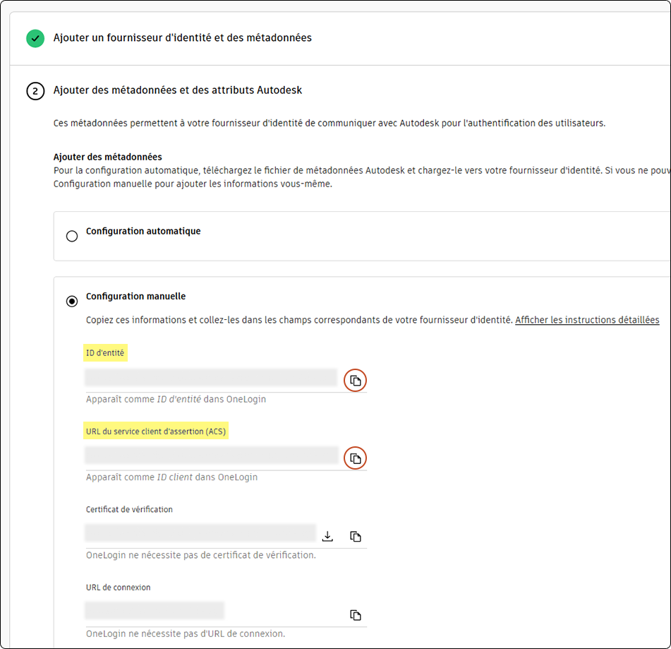 Configuration de l’authentification SSO avec OneLogin