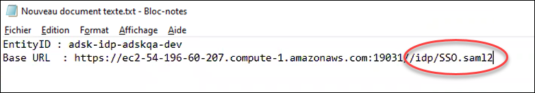 Configuration de l’authentification SSO avec PingFederate