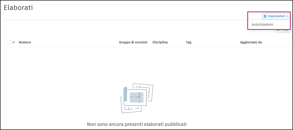 Configurazione dei template di progetto per Autodesk Build