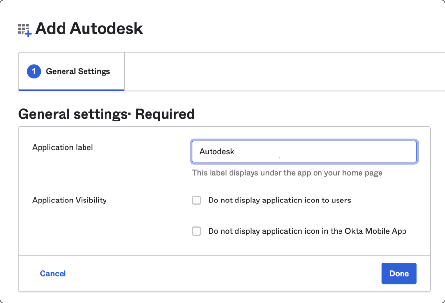 Impostazione di SSO con Okta