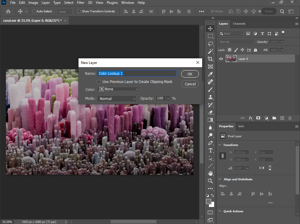 Photoshop で ACEScg を使用する