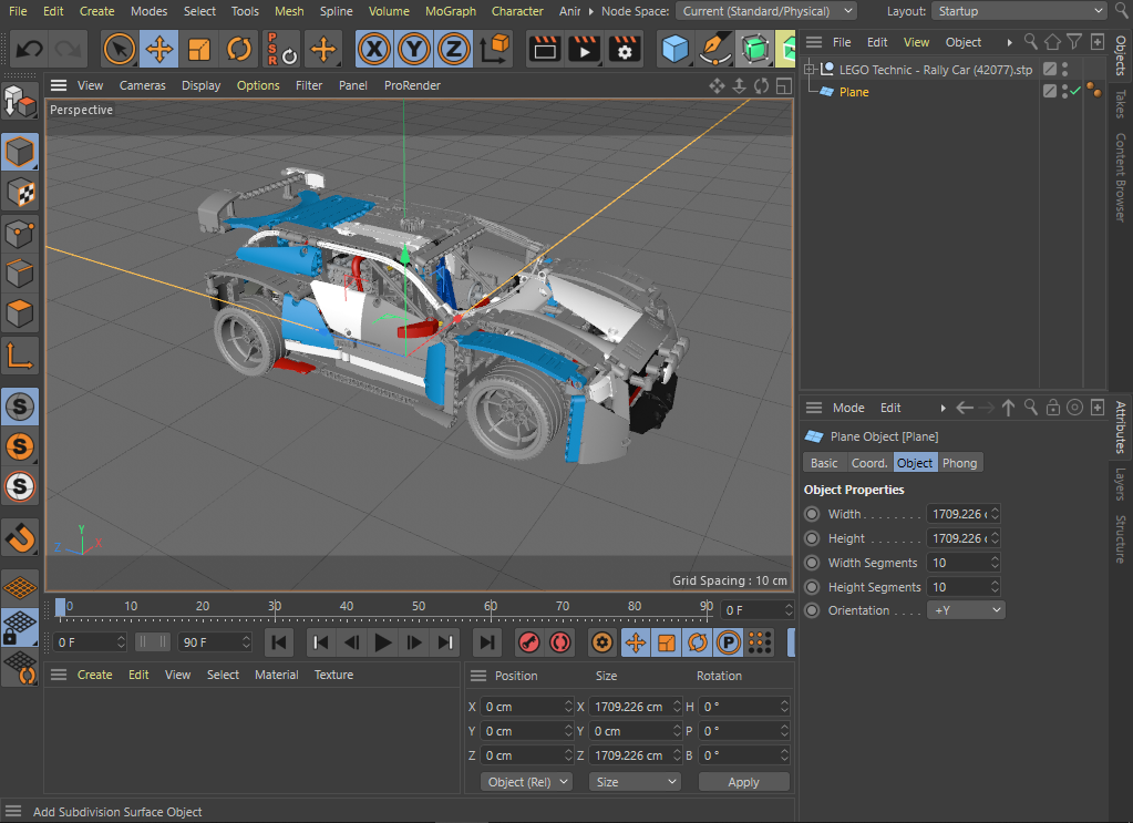 Lego Product Visualization