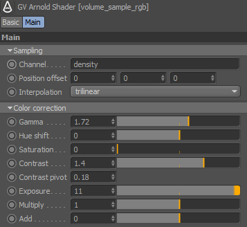 Volume Sample RGB Example